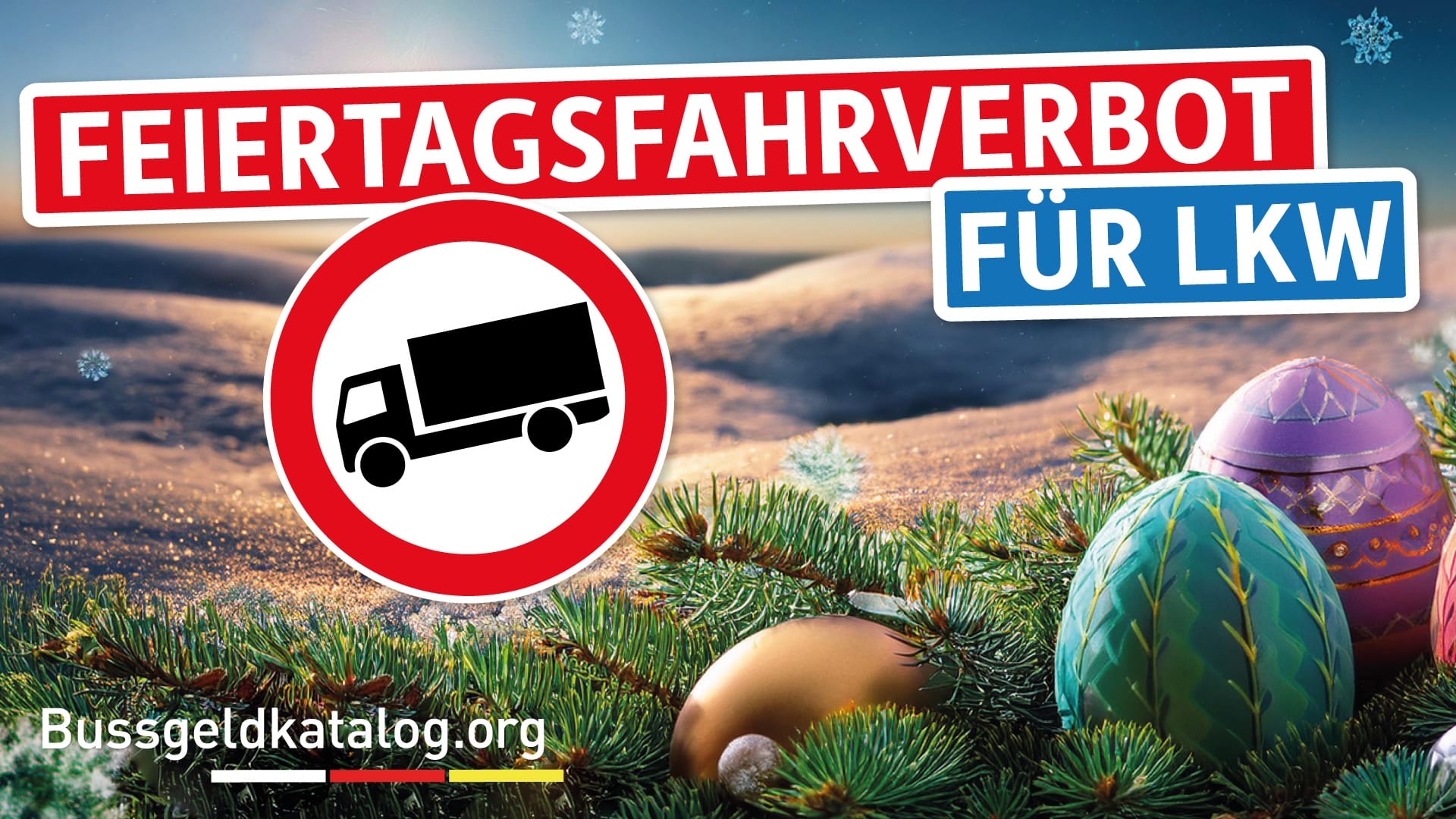 Fahrverbot Lkw Samstag